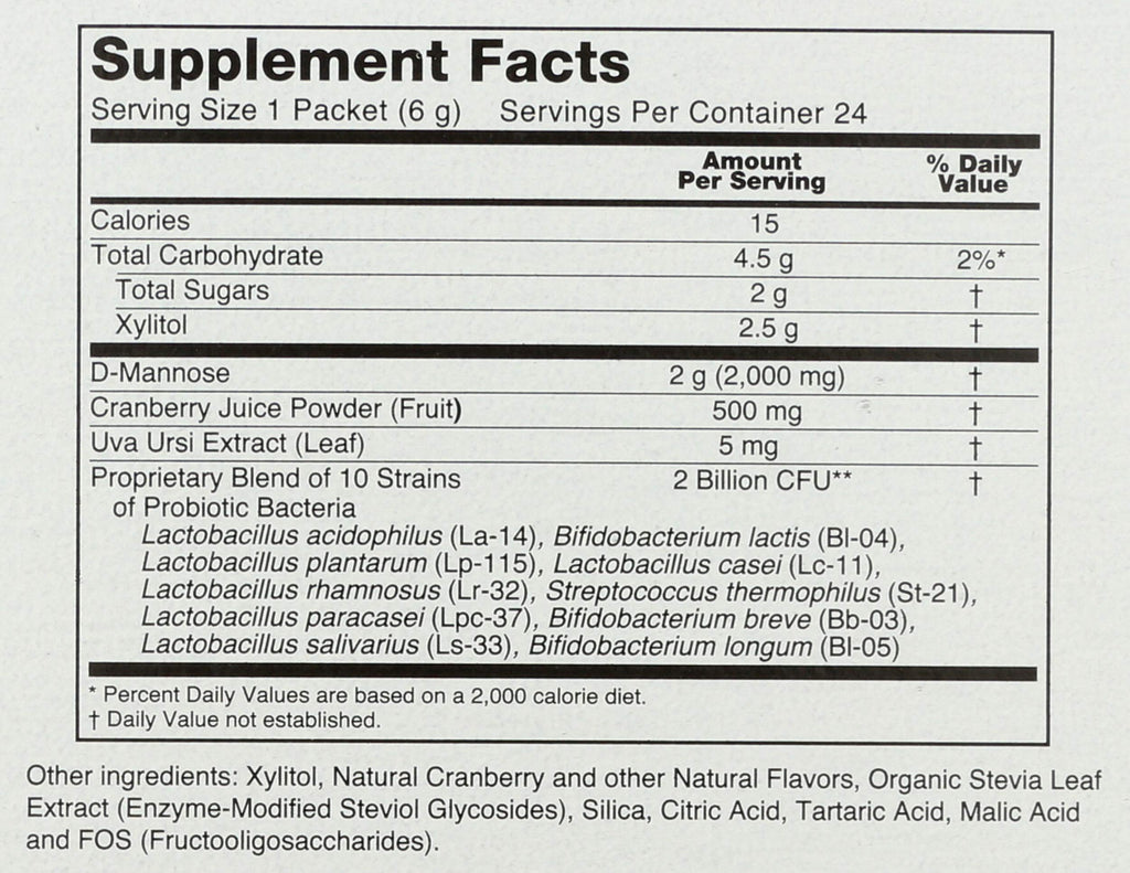 digestive health with cranberry probiotics