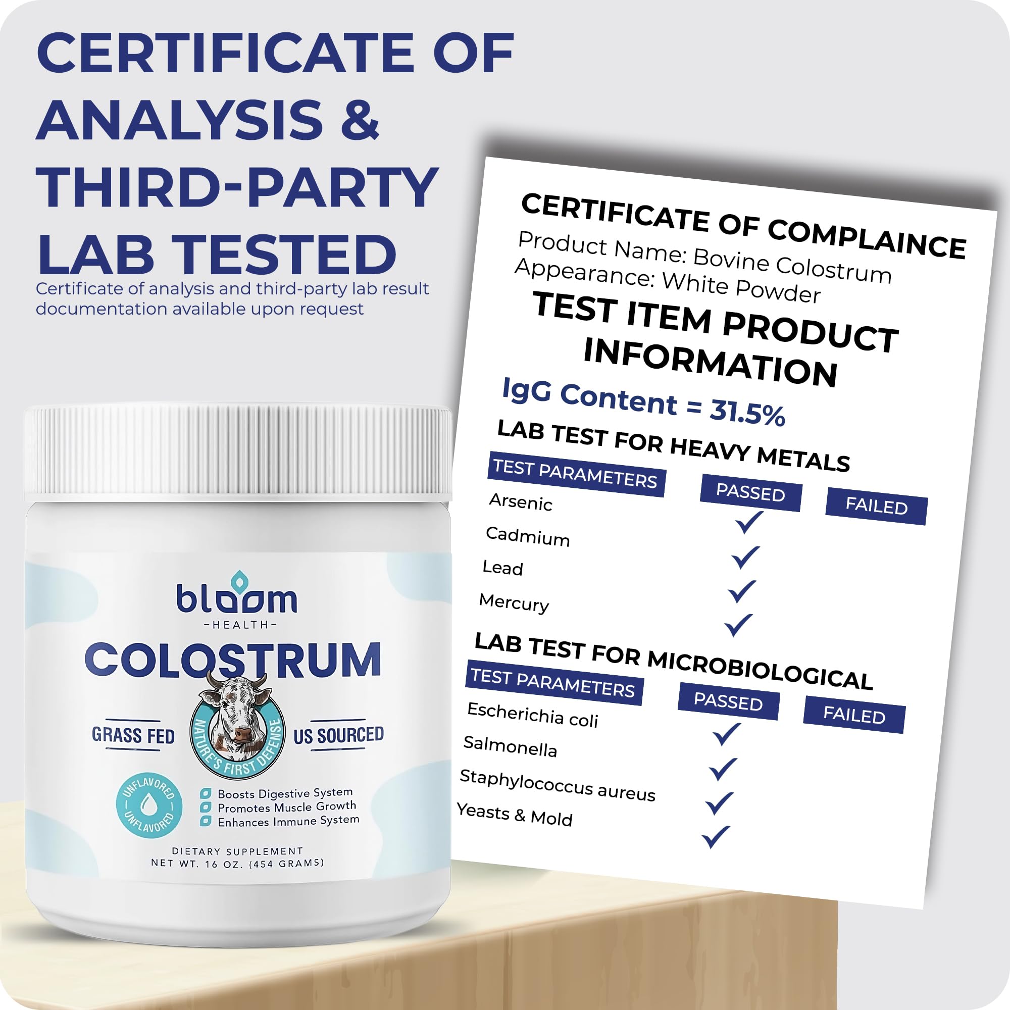 digestive health with grass fed colostrum