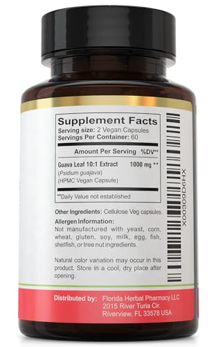 Digestive health with guava leaf extract