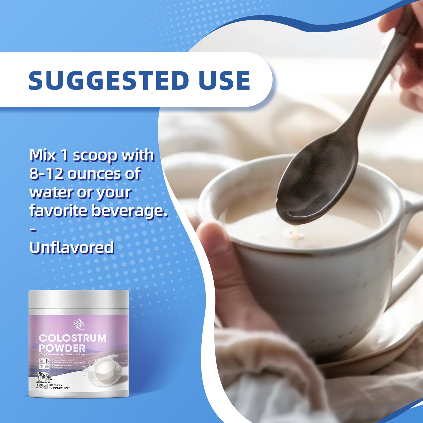 digestive health with iMATCHME colostrum