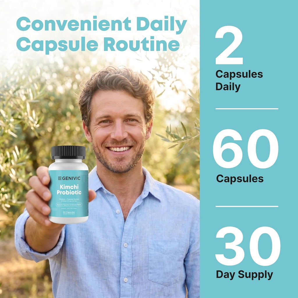 Digestive health with Kimchi capsules