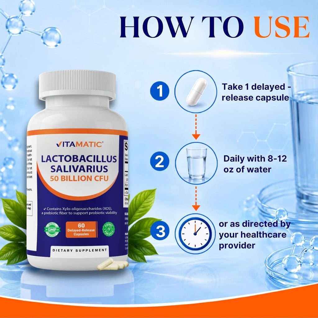 digestive health with Lactobacillus Salivarius