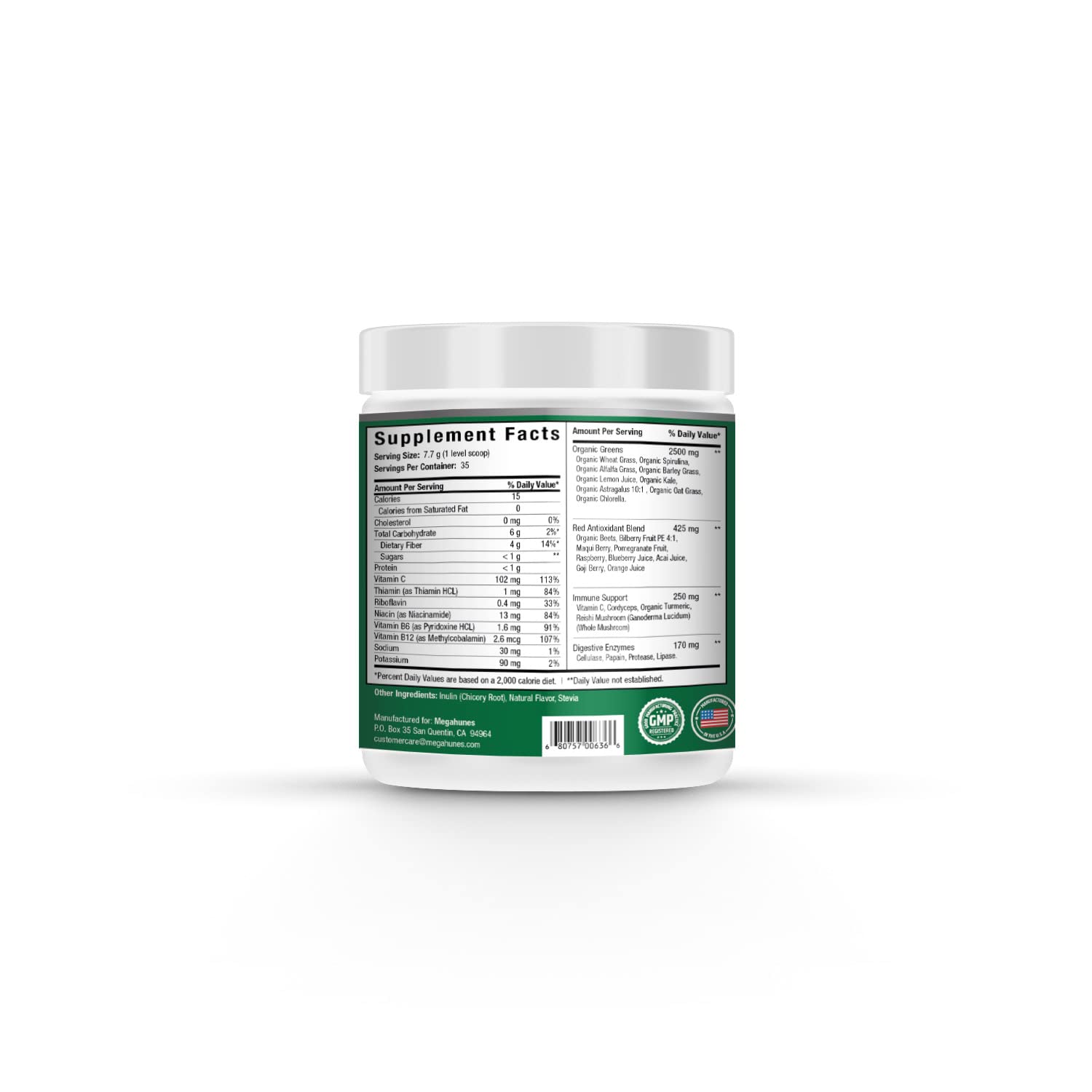 digestive health with organic spirulina