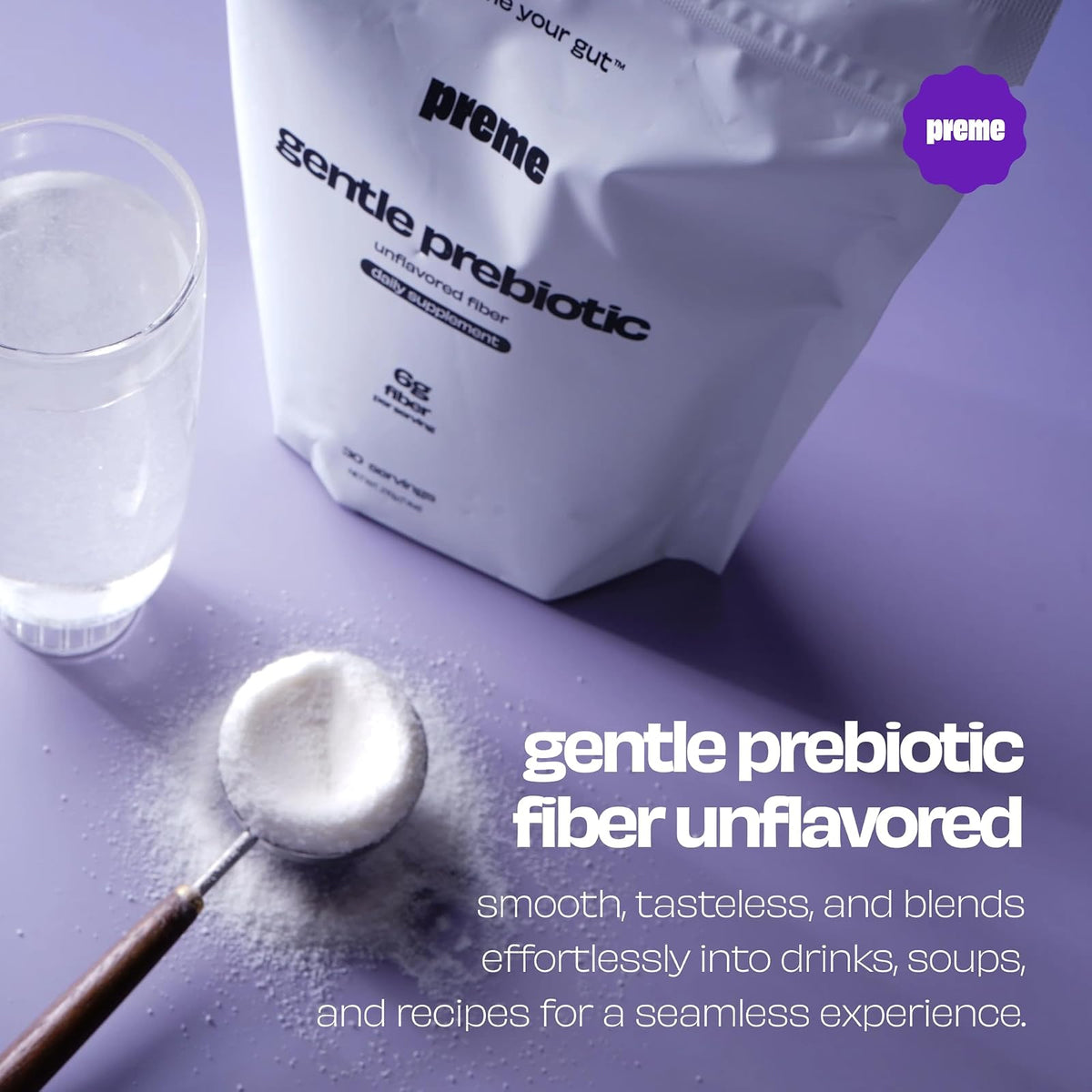 digestive health with prebiotic fiber
