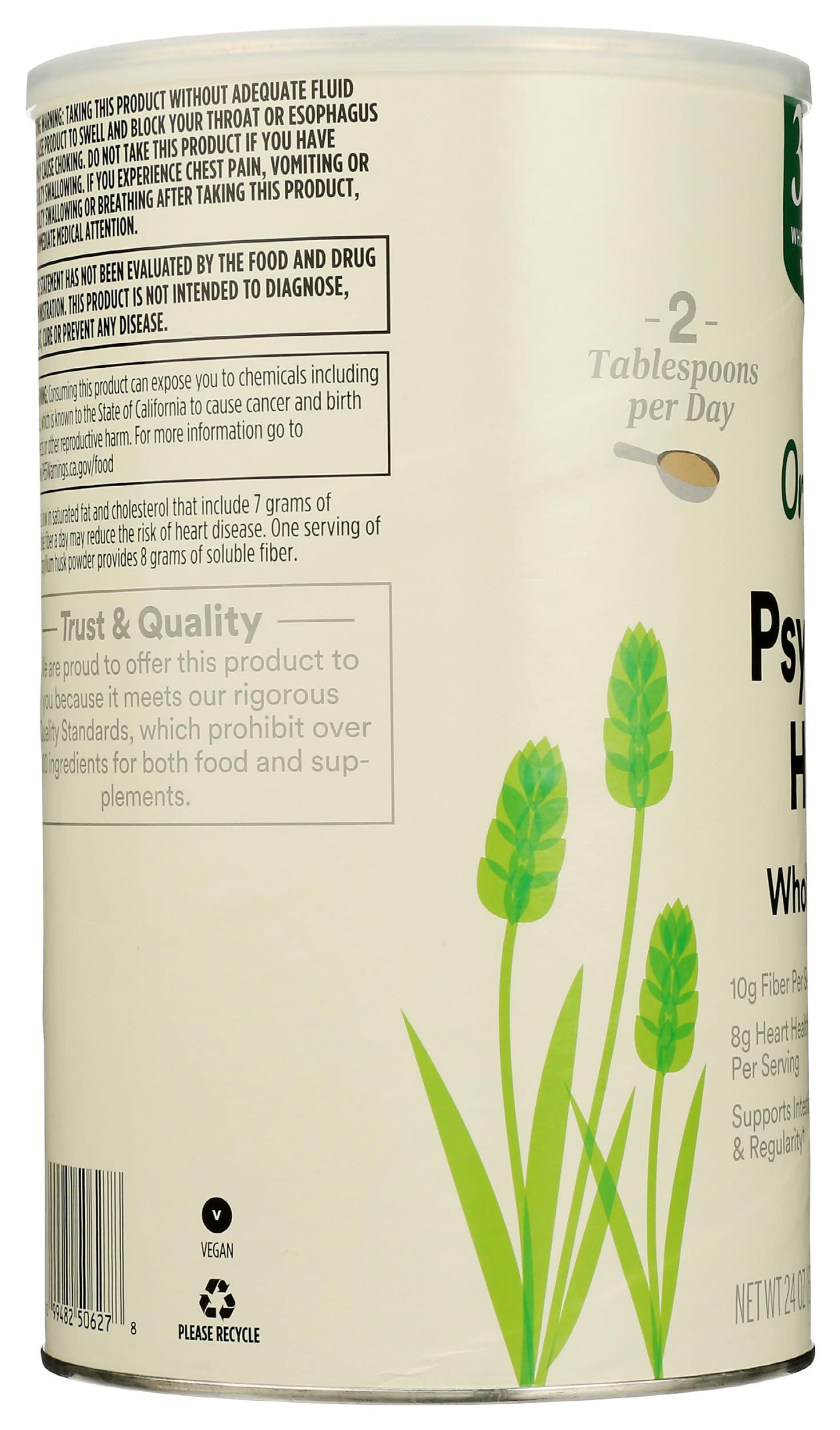 digestive health with psyllium fiber