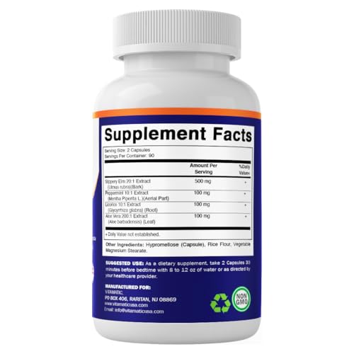 Digestive health with slippery elm bark