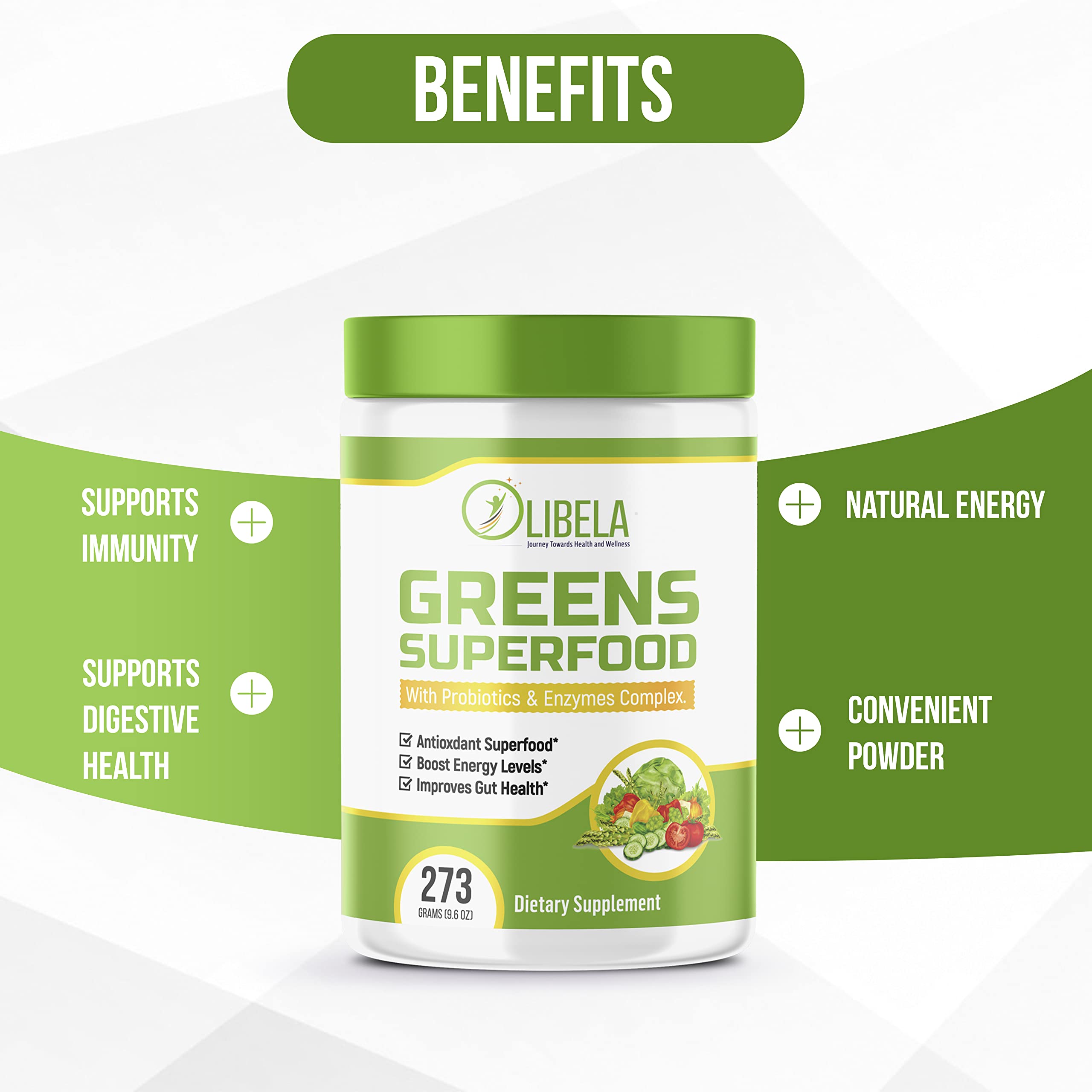 Digestive health with spirulina mix