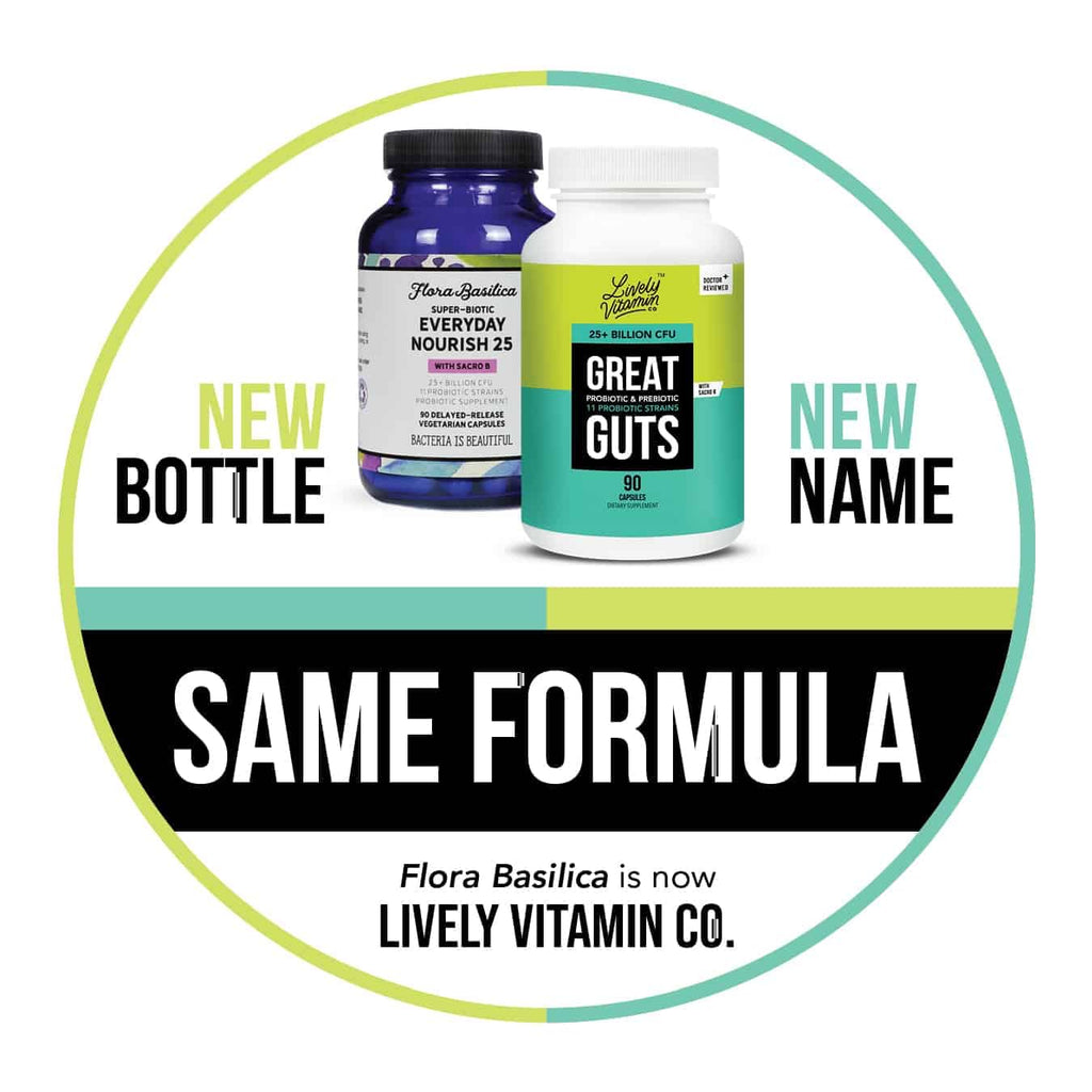 Digestive relief with blended vitamins
