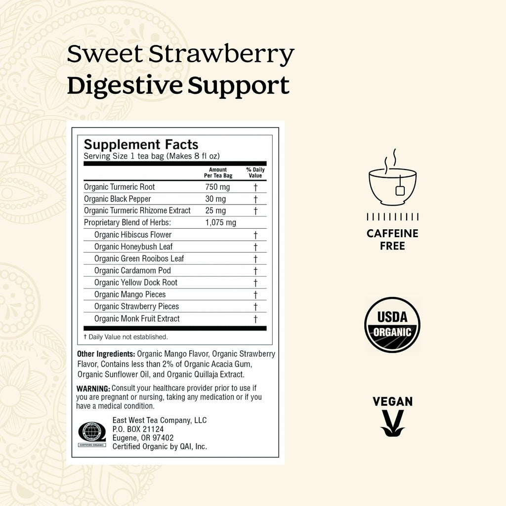 digestive support chamomile tea blend