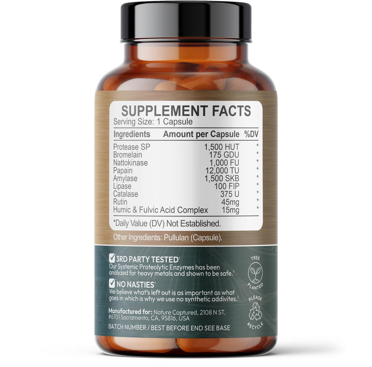 Digestive support enzyme complex