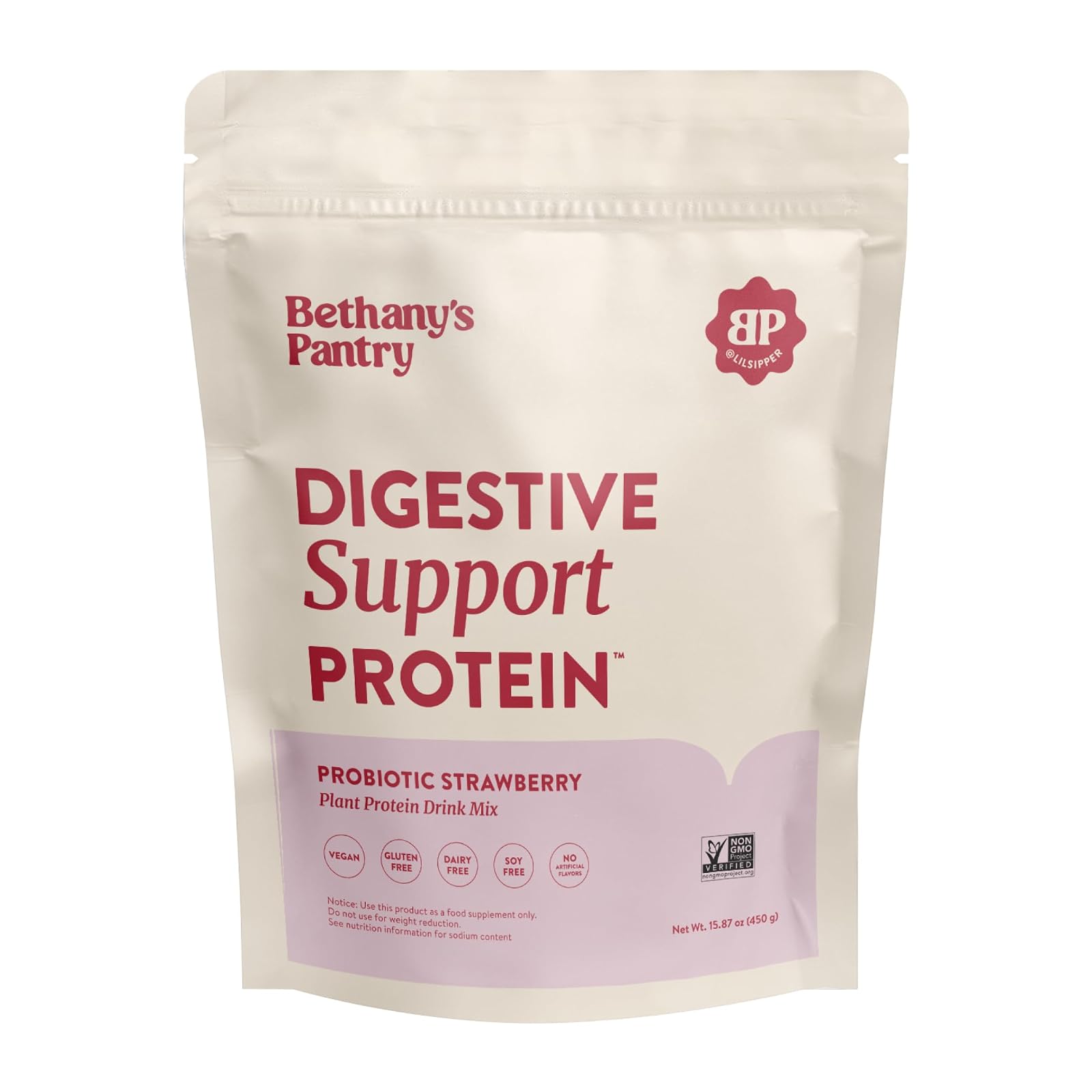 Digestive Support vegan pea protein powder