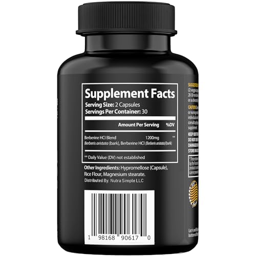 Digestive support with Berberine capsules