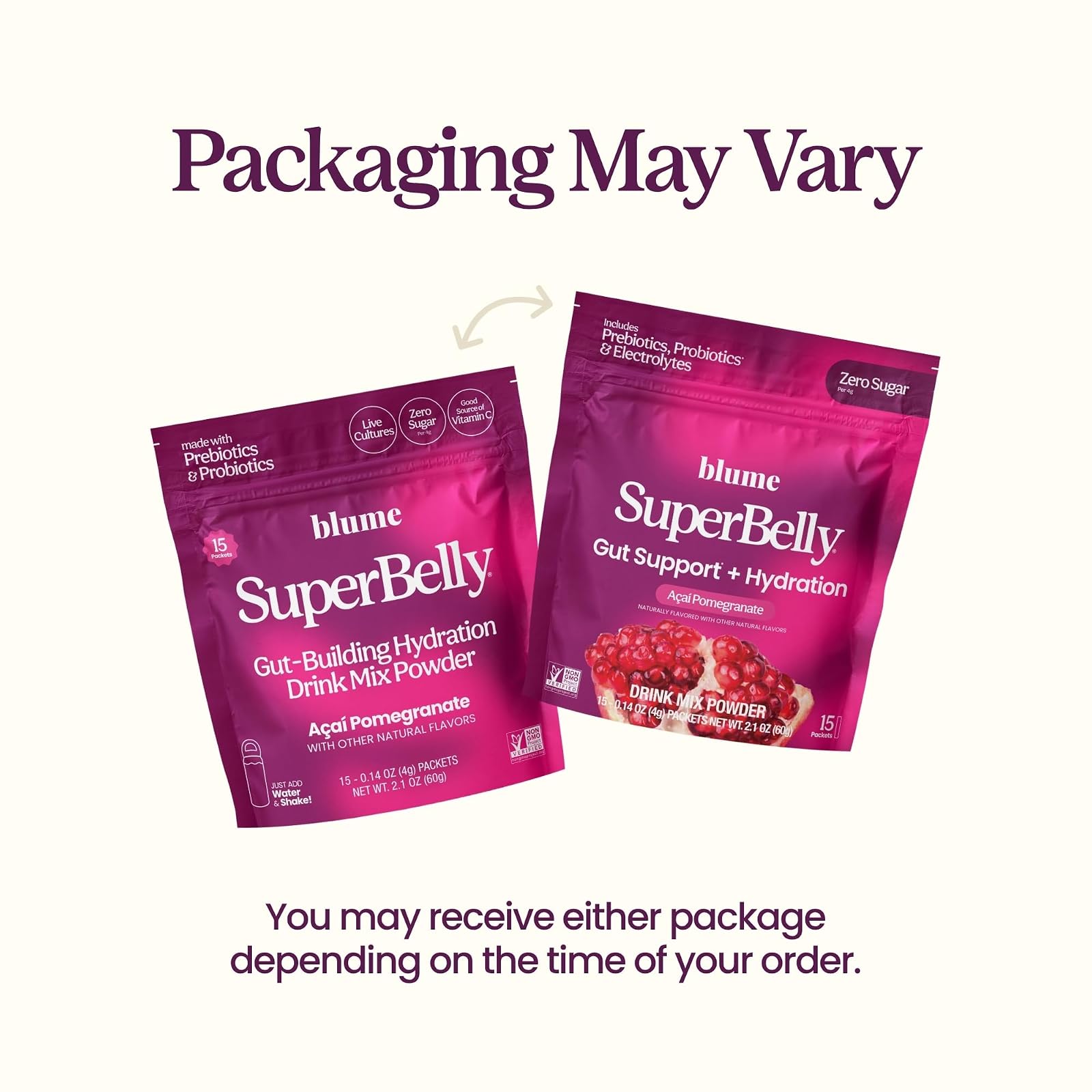 Digestive support with Blume probiotics