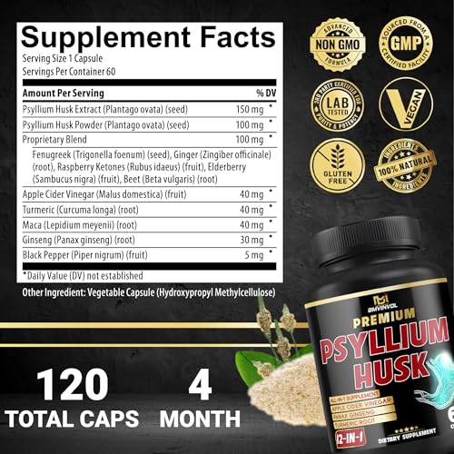 digestive support with BMVINVOL psyllium