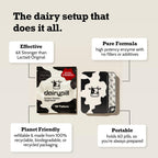Digestive support with DairyPill enzymes