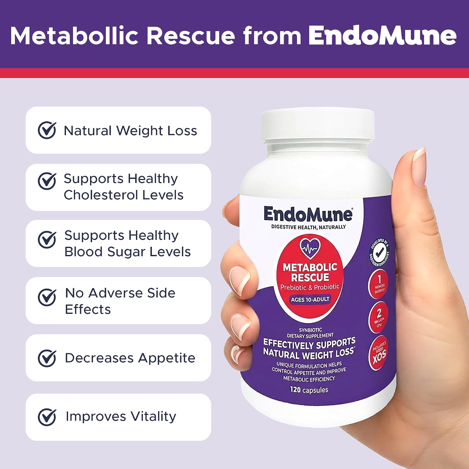 digestive support with Endomune probiotics