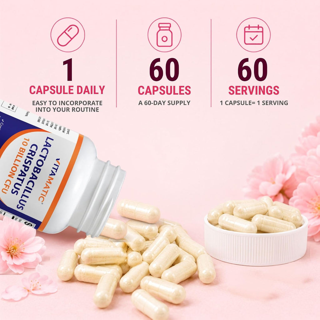 Digestive support with Lactobacillus Crispatus