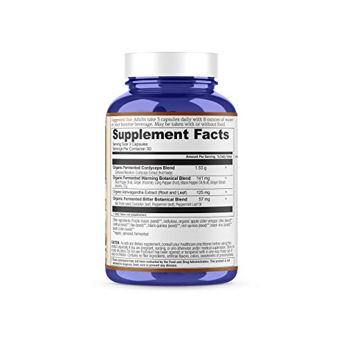 digestive support with mushroom capsules
