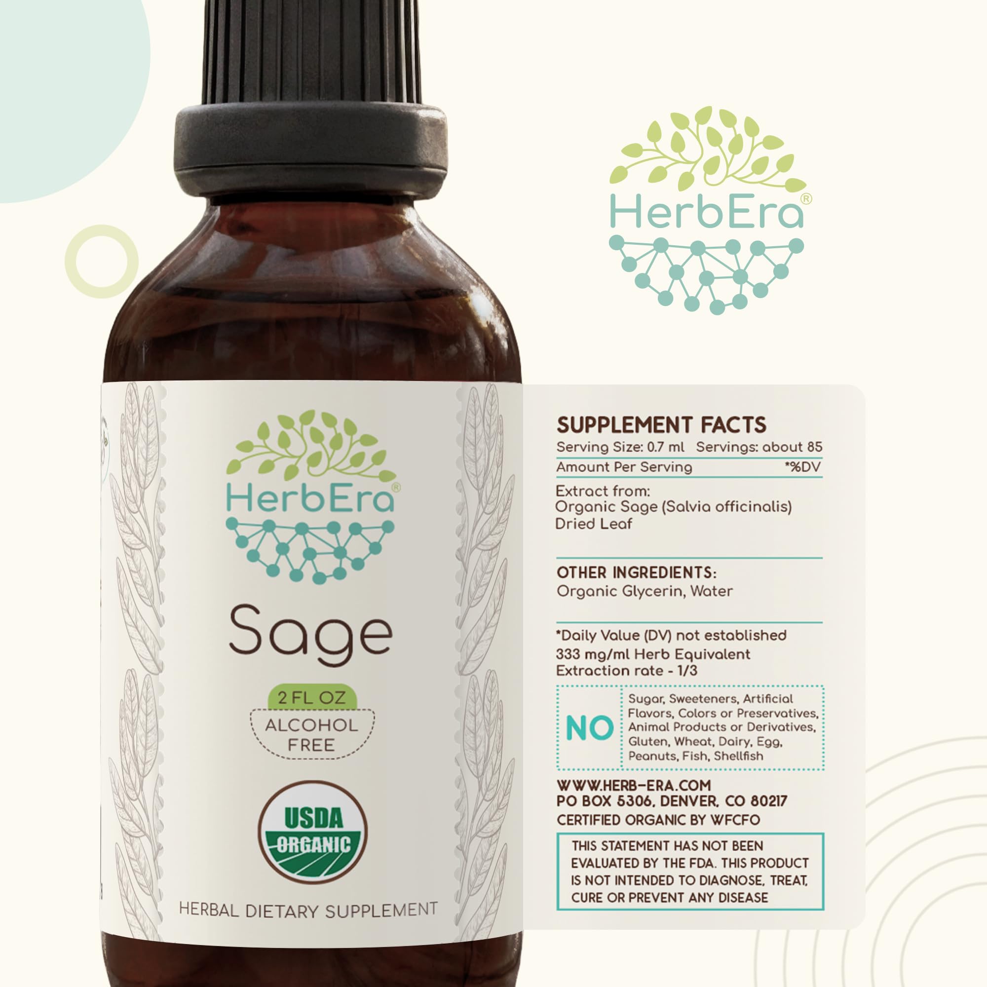 digestive support with sage tincture