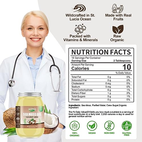 Digestive support with sea moss gel