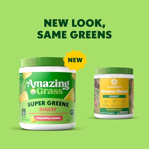 Digestive support with spirulina powder