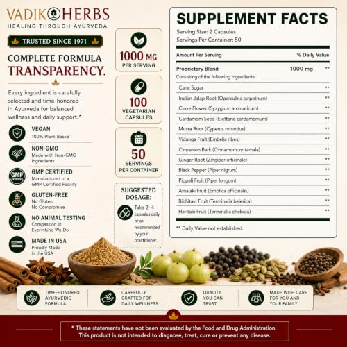 Digestive support with Vadik Herbs