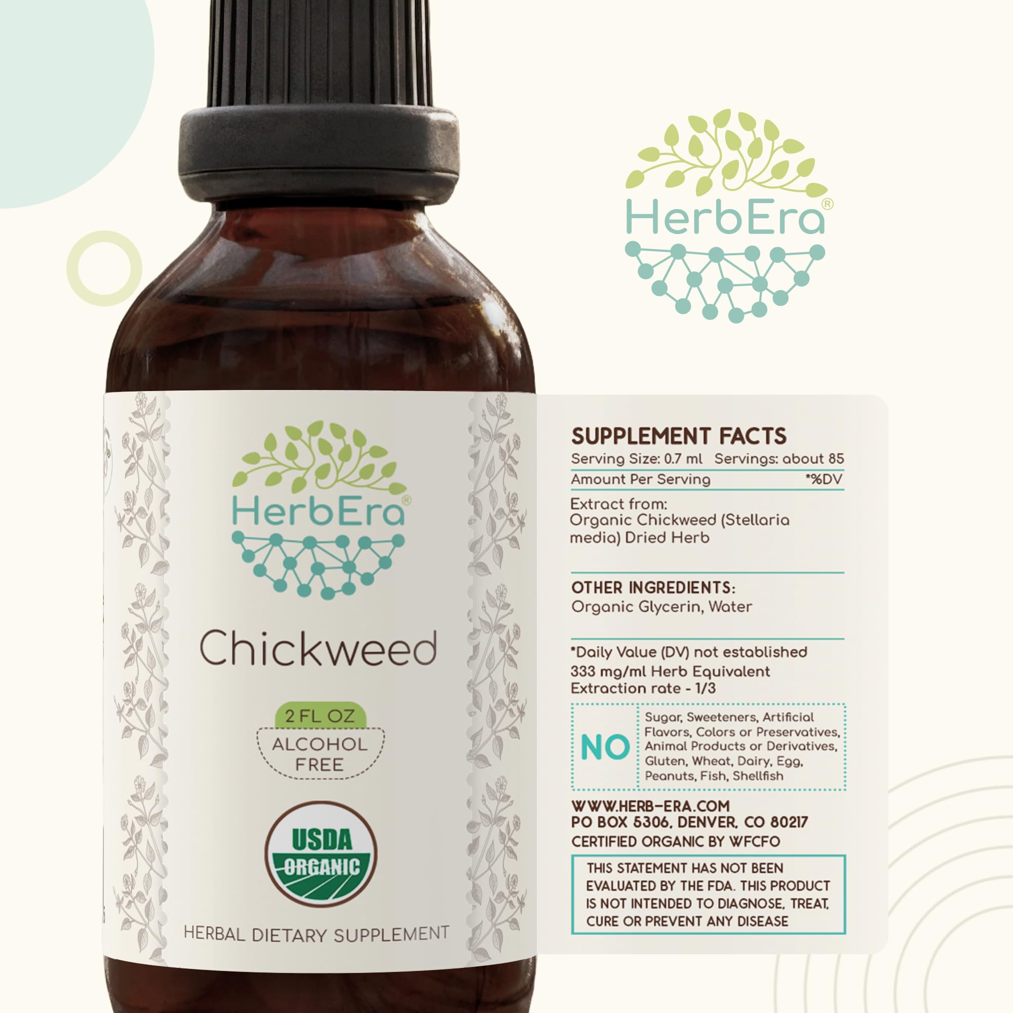 digestive wellness with chickweed tincture