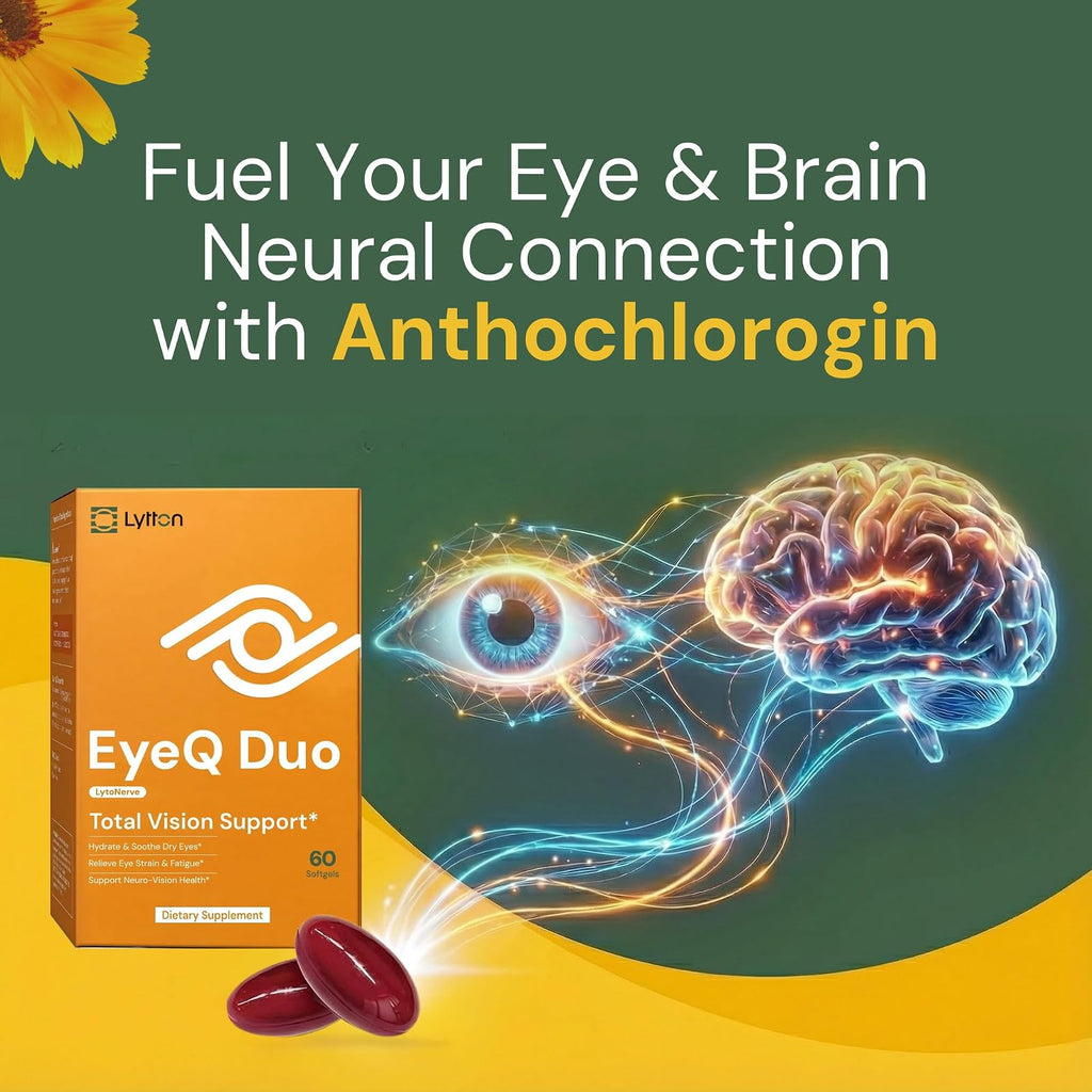 Digital eye strain relief supplement