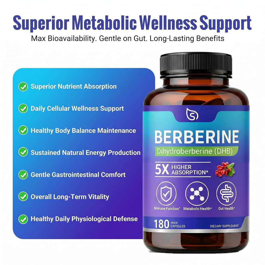 Dihydroberberine capsules for daily wellness