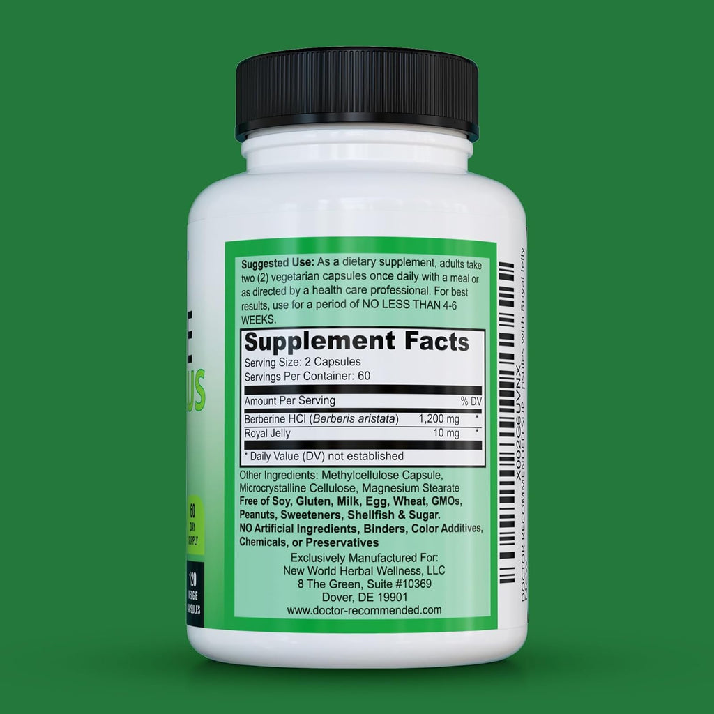 dihydroberberine capsules for weight management