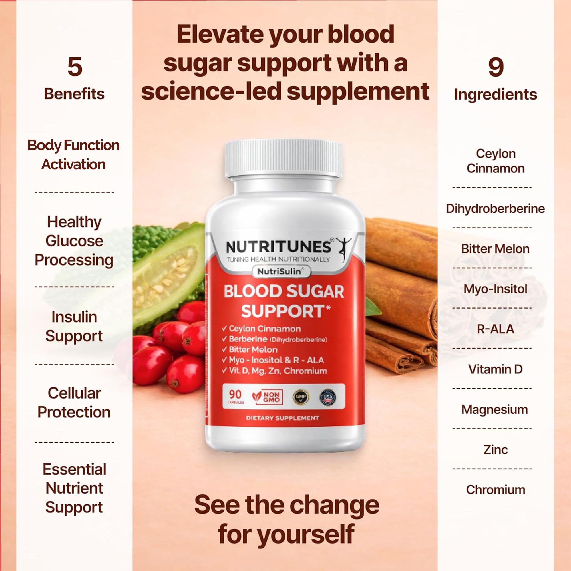 Dihydroberberine for blood sugar balance