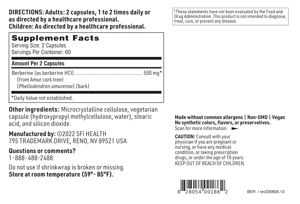 dihydroberberine for blood sugar balance