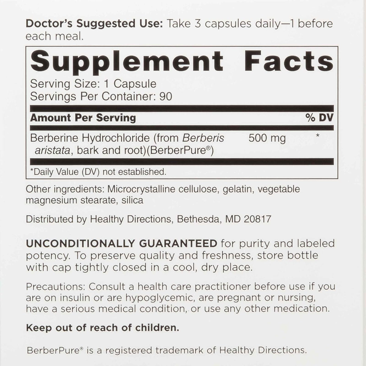 dihydroberberine for metabolic support
