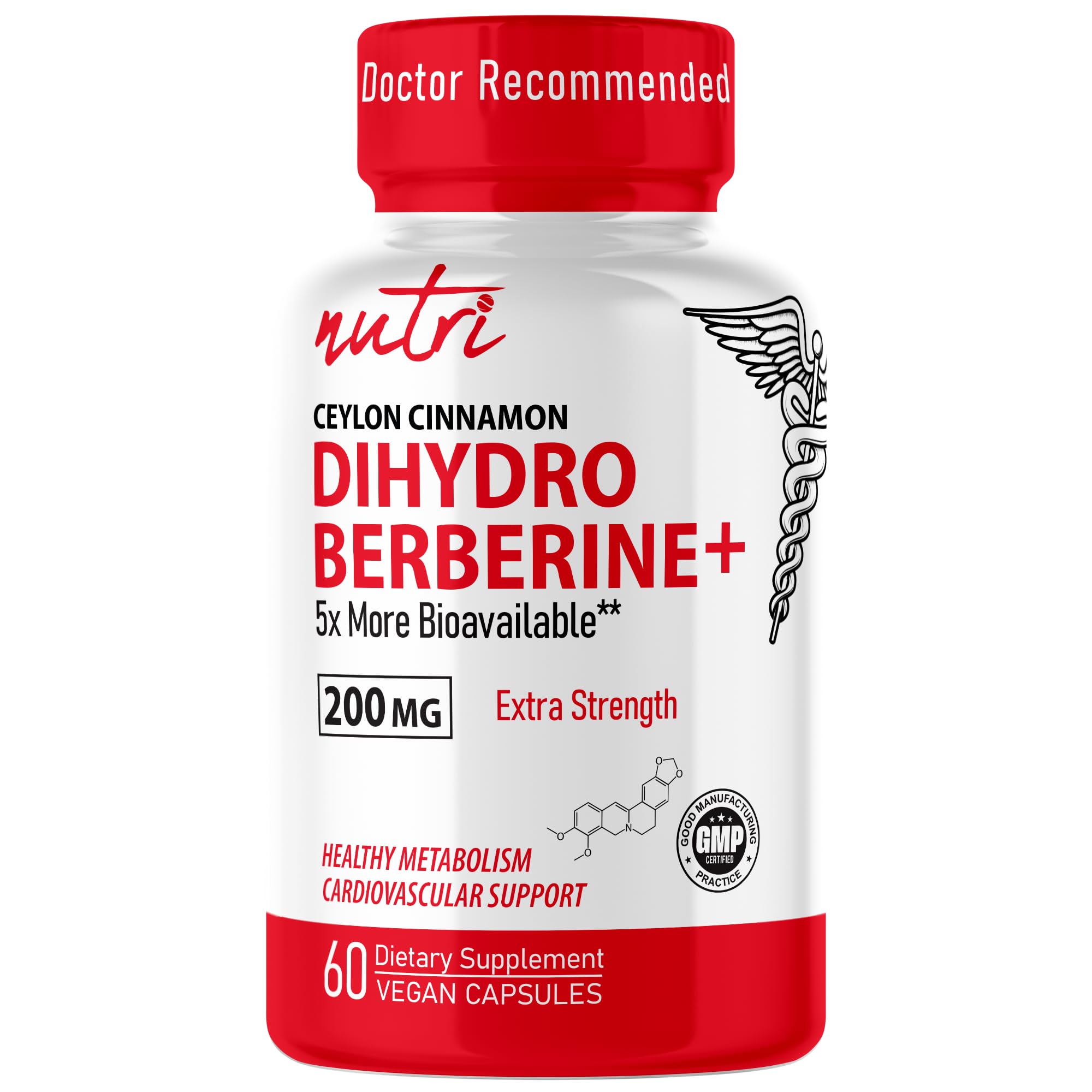 Dihydroberberine supplement with Ceylon cinnamon