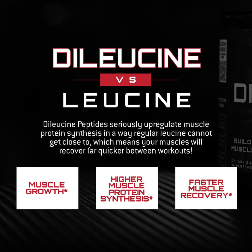 Dileucine supplement for workout support