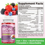 dilib iron gummies for overall vitality