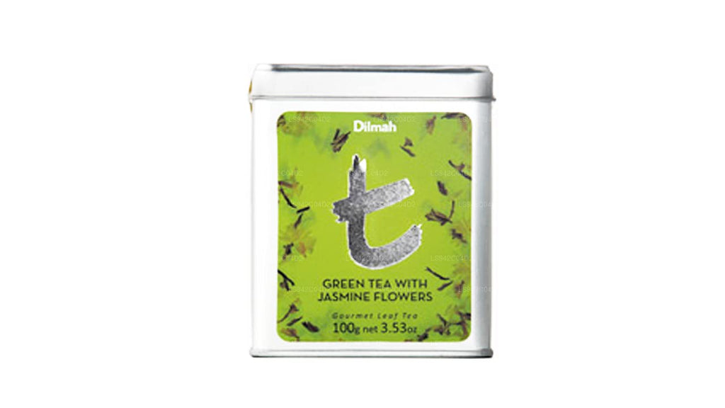 Dilmah green tea with jasmine flowers