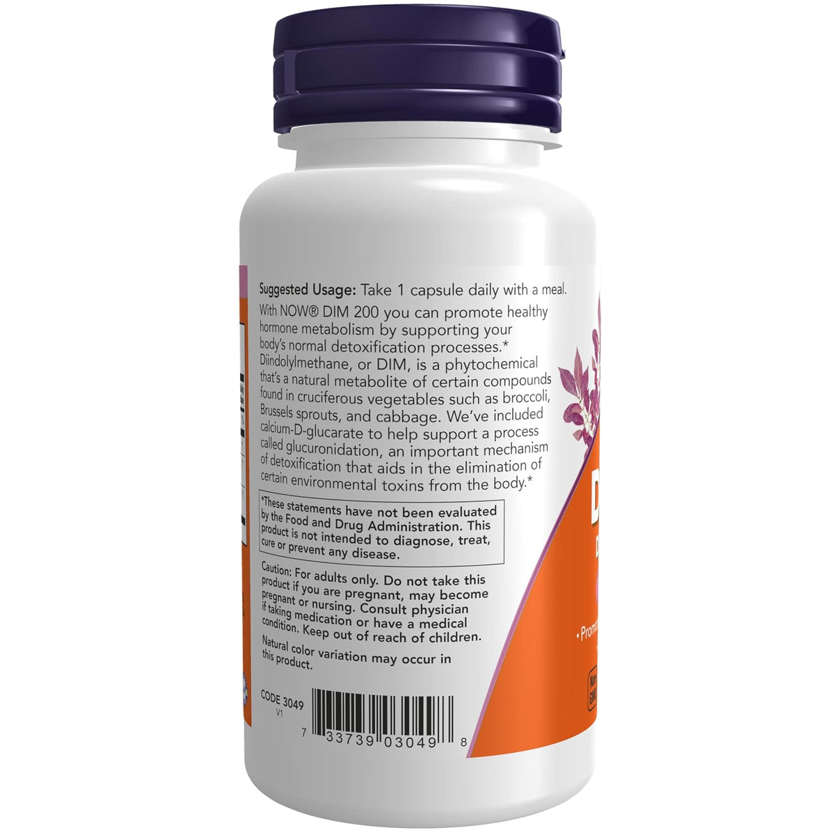 DIM 200 mg whole food multivitamin