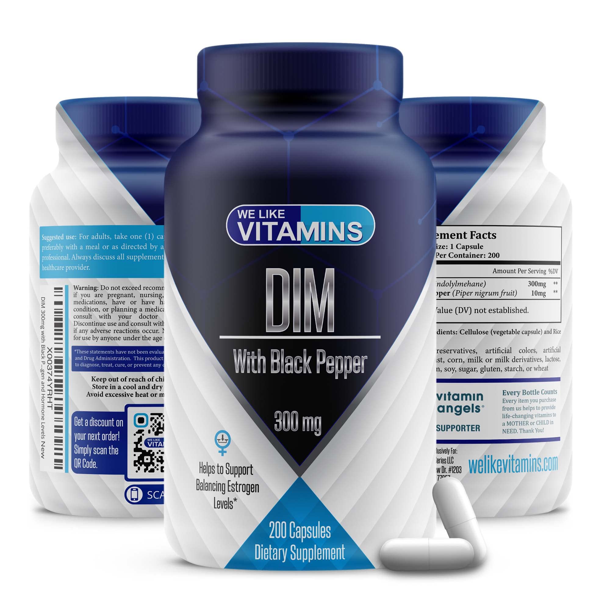 DIM 300mg blended vitamin supplement