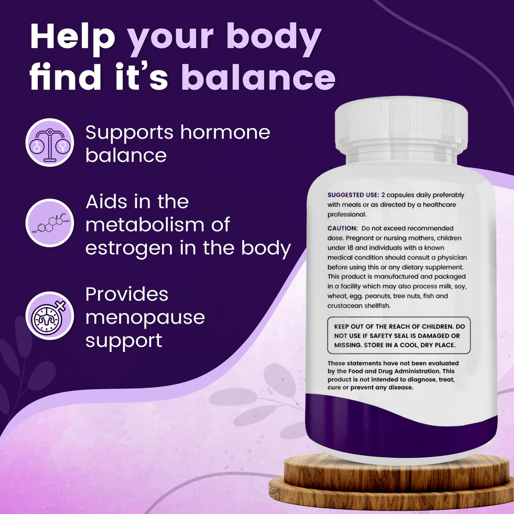 DIM capsules for hormone balance