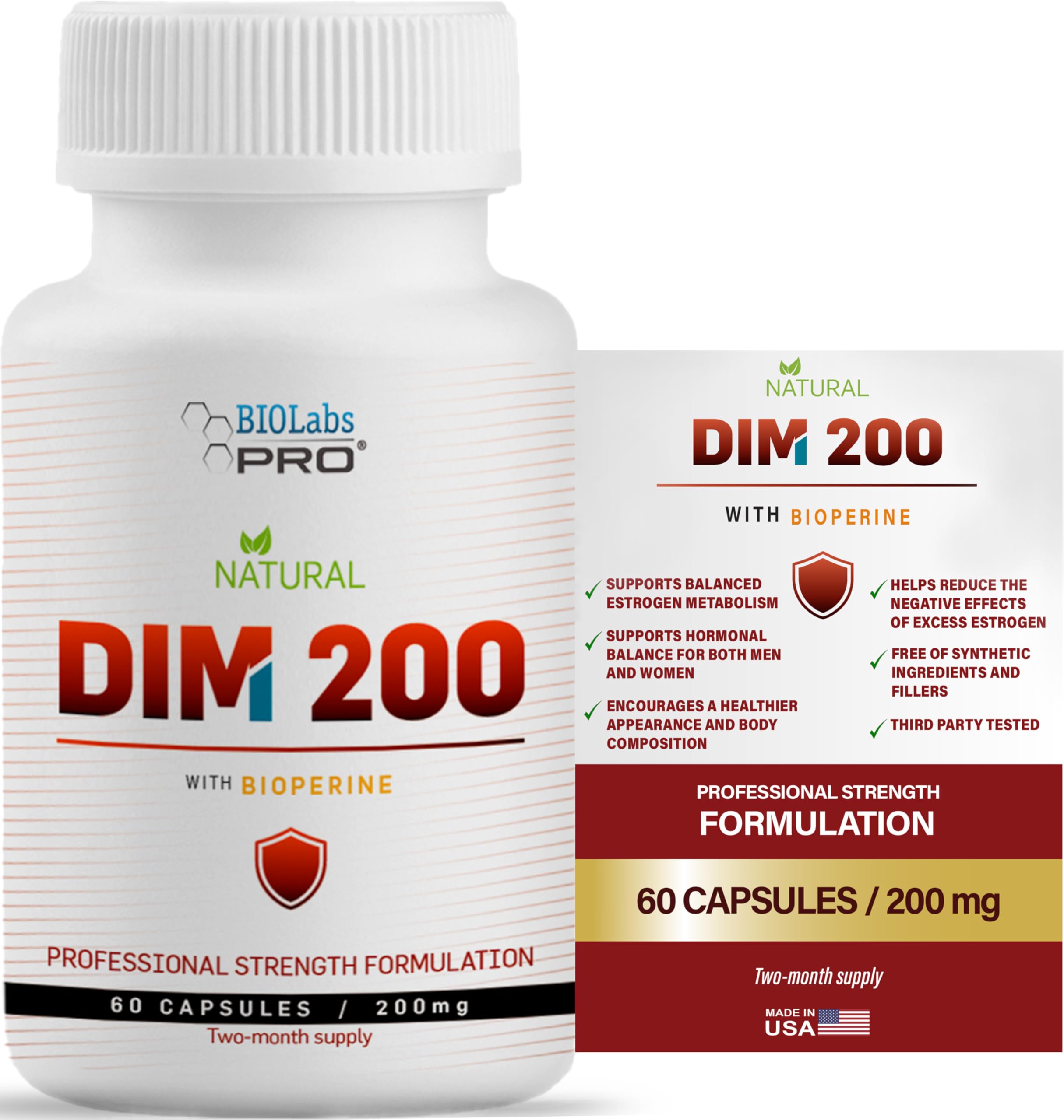 DIM supplement for hormonal balance