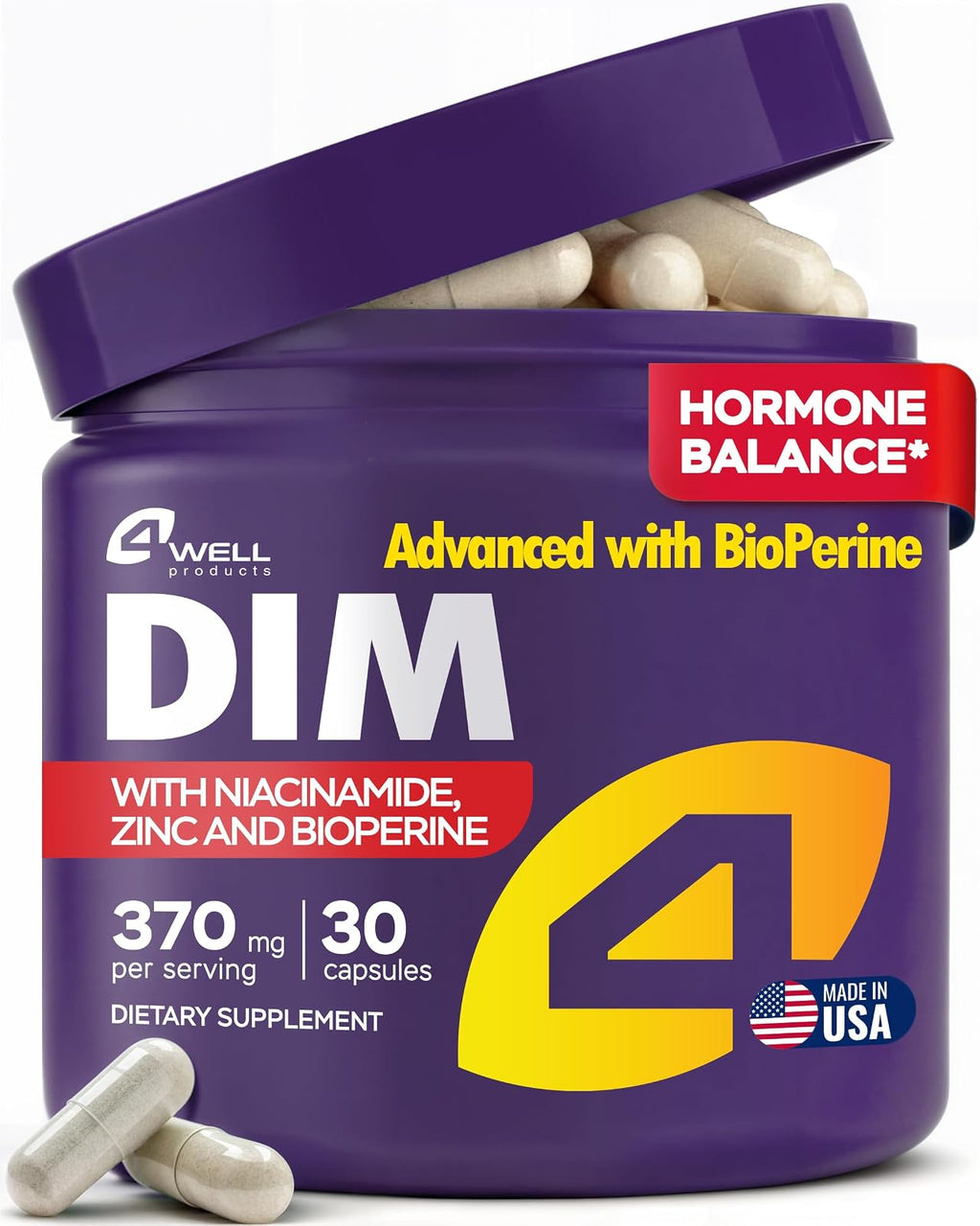 Dim supplement for hormonal balance
