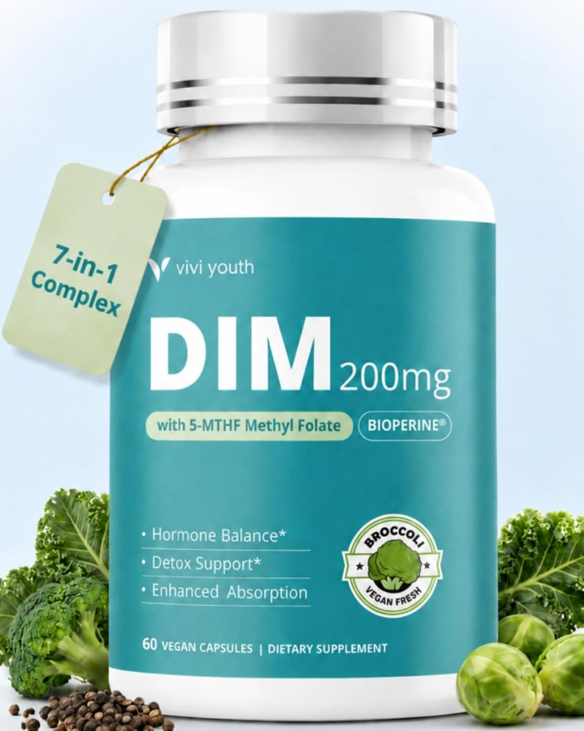 DIM supplement for hormonal balance