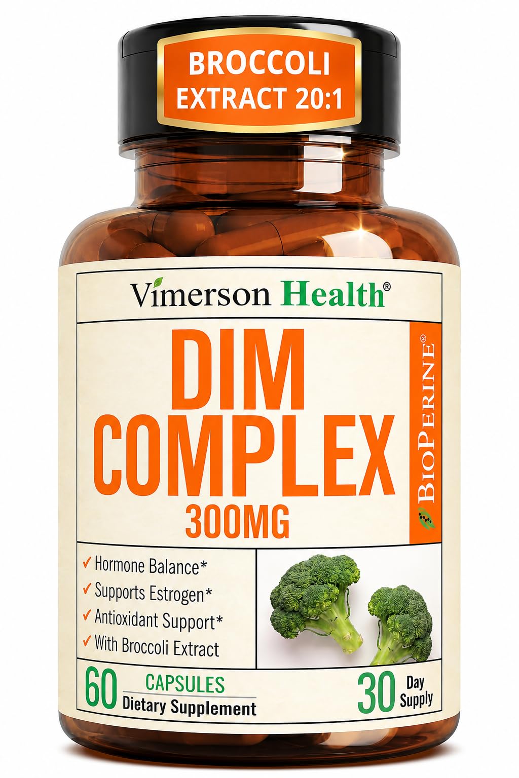 DIM supplement for hormonal balance