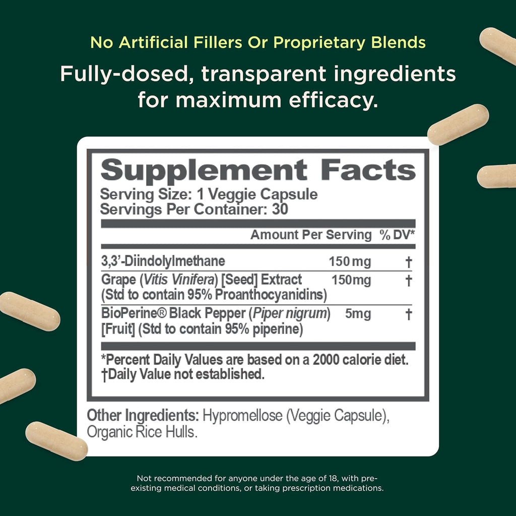 DIM supplement for hormonal health