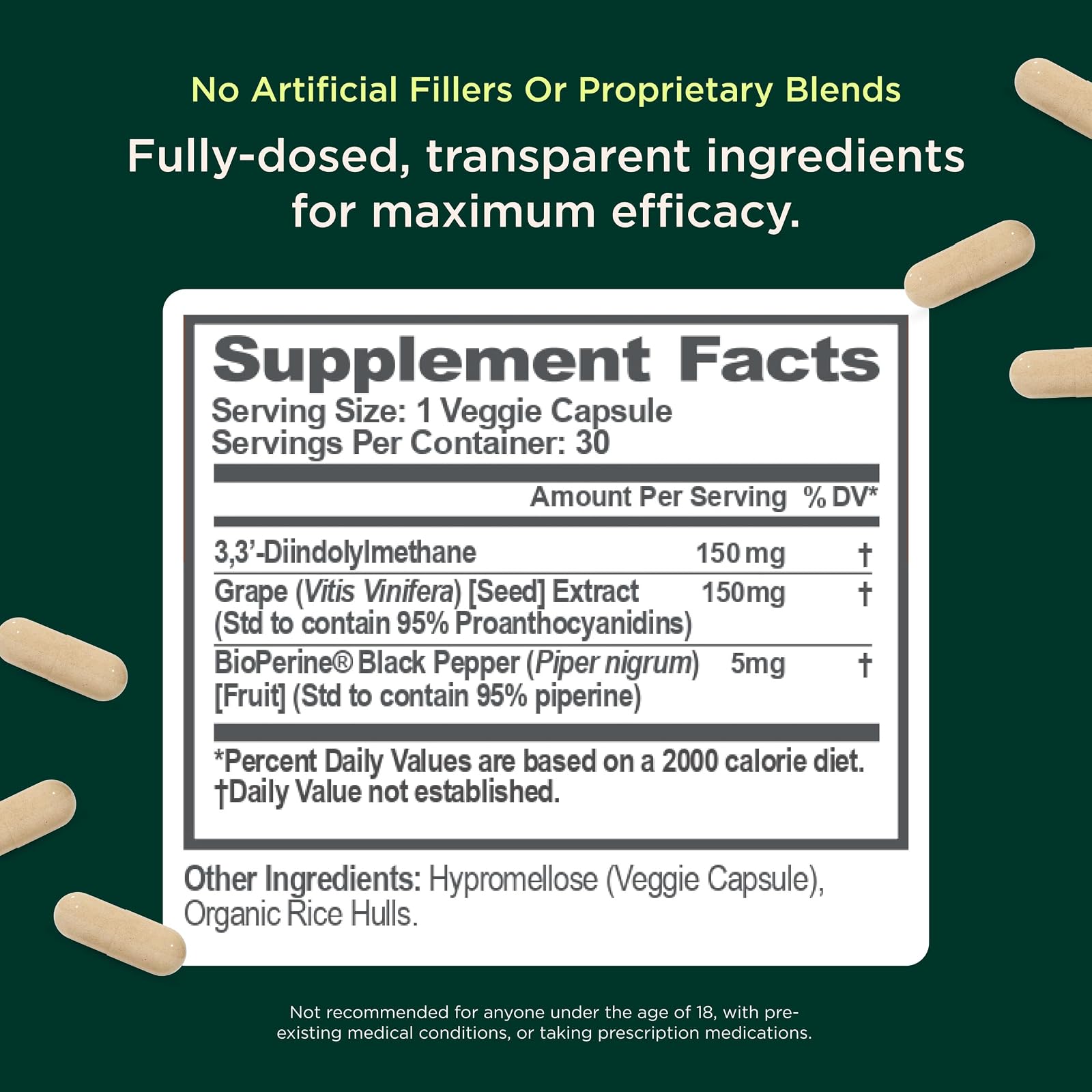 DIM supplement for hormonal health