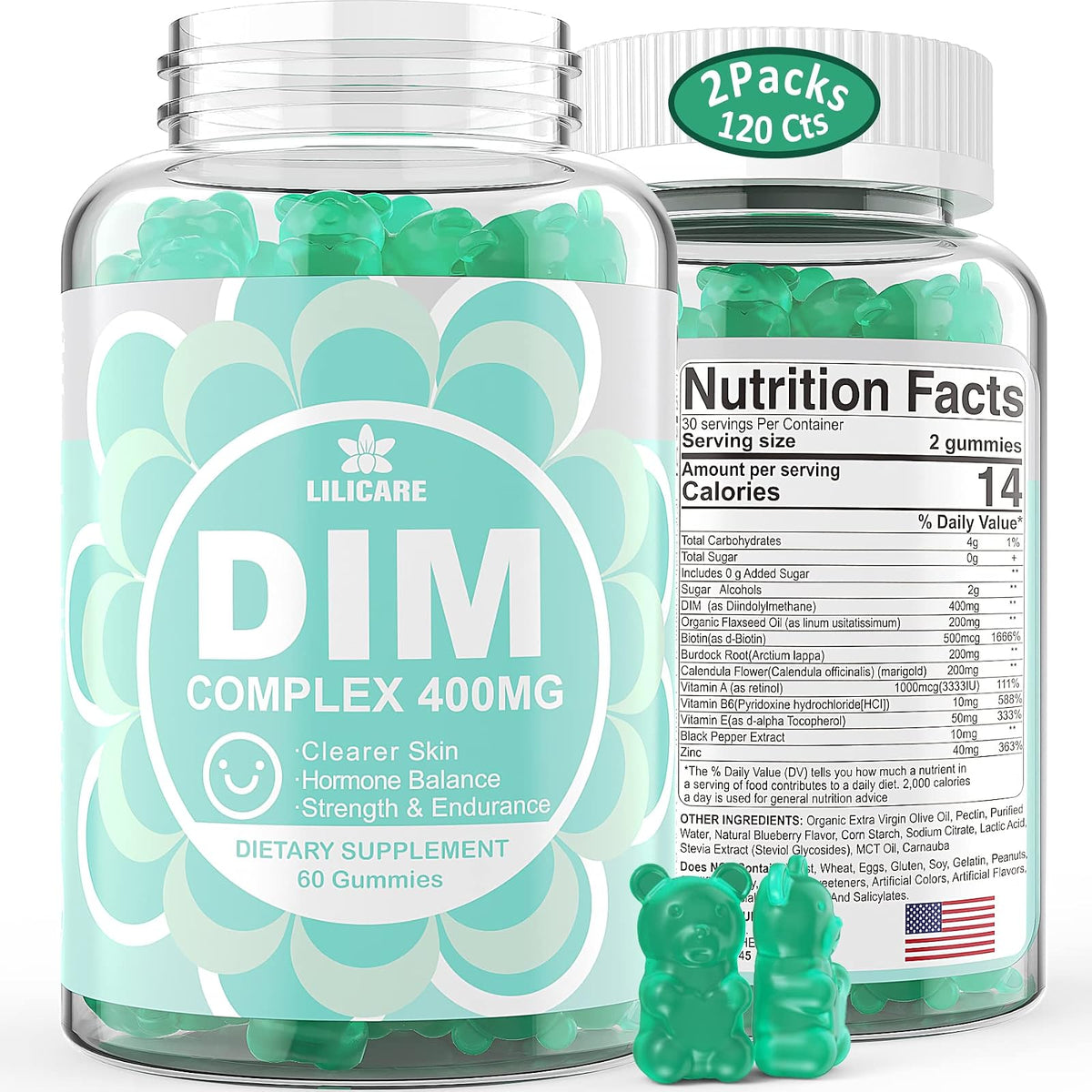 DIM Supplement gummy multivitamin for adults