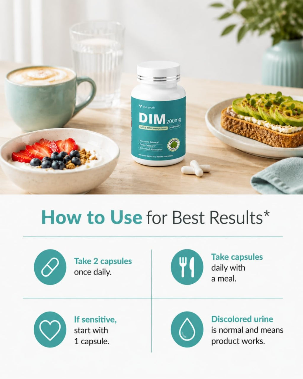 DIM vitamins for overall wellness