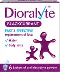 Dioralyte blackcurrant flavour sachets