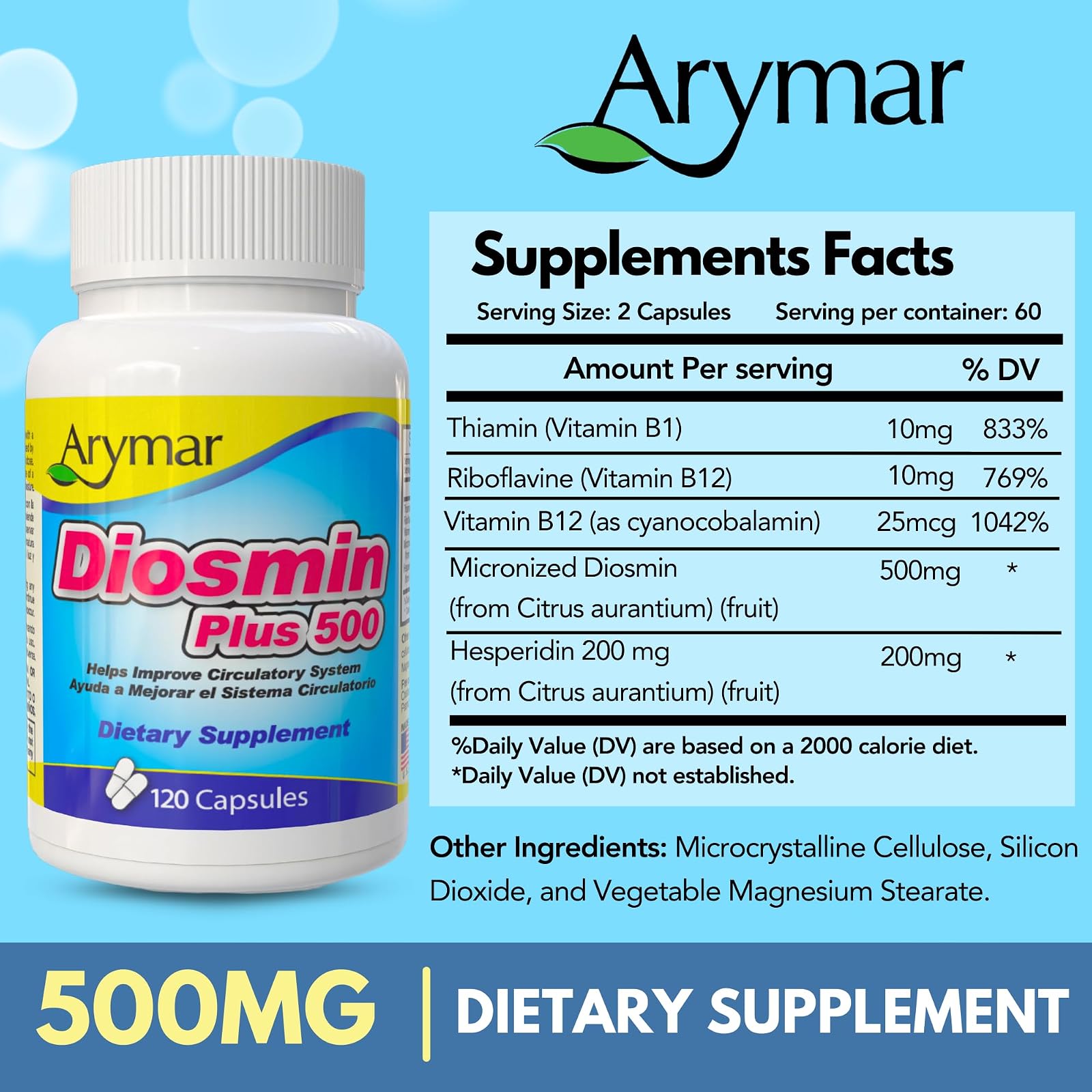 Diosmin capsules for daily wellness